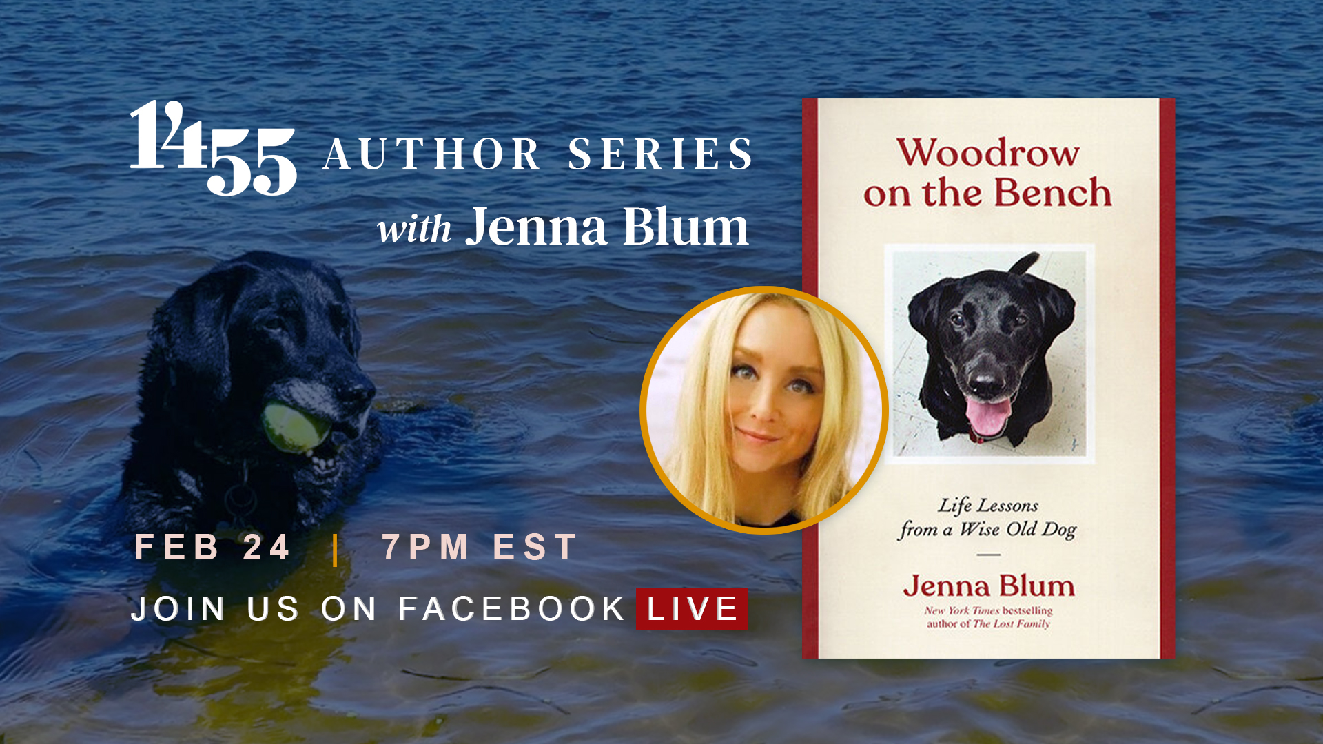 1455 AUTHOR SERIES: Jenna Blum | 1455 Literary Arts